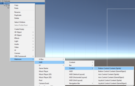 Unity UI: Control HUD - RPG Editor: ORK Framework