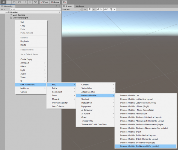Unity UI: Defence Modifiers - RPG Editor: ORK Framework