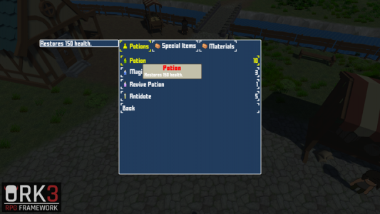 Unity UI: Tooltip HUD - RPG Editor: ORK Framework