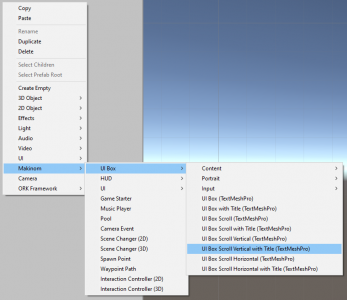 Unity UI: UI Box - RPG Editor: ORK Framework